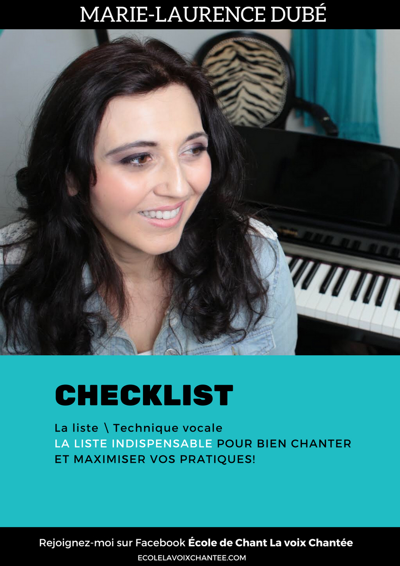 La Check-list pour bien chanter – École la voix Chantée